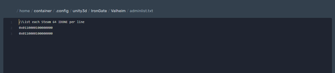How to add yourself as an admin on Valheim Server and execute admin ... How to add yourself as an admin on Valheim Server and execute admin ...