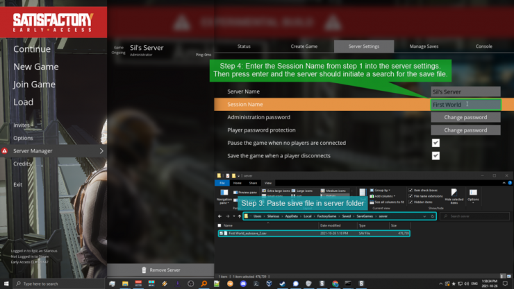 Satisfactory Server Configuration Guide - Xgamingserver