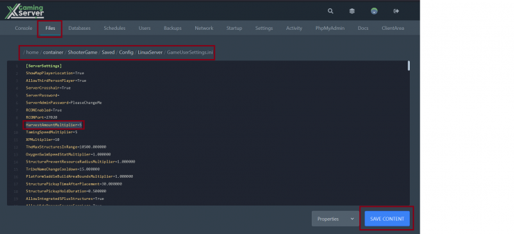 How to Change Gather Rate on ARK: Survival Evolved Server - Xgamingserver