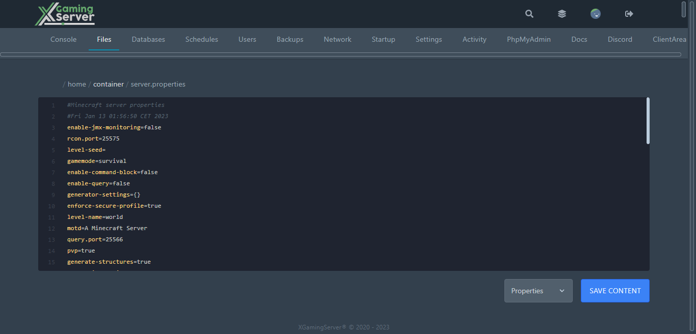 How to change your Minecraft server 's player slots - Xgamingserver