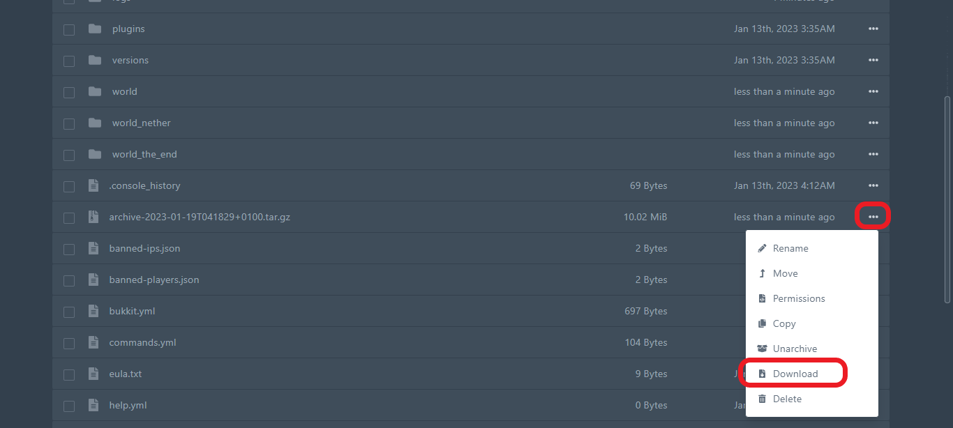 How to download your Minecraft server world - Xgamingserver