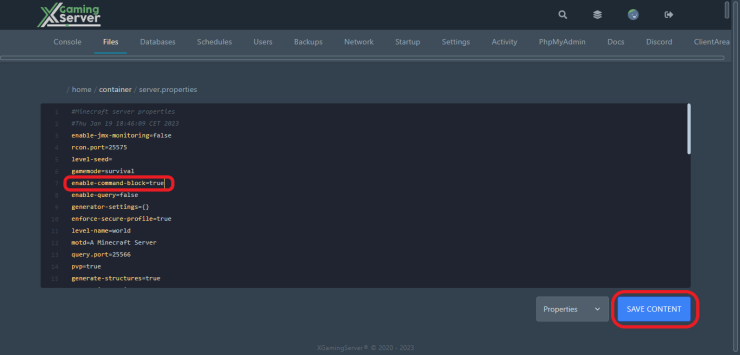 How to enable command blocks on your Minecraft server - Xgamingserver
