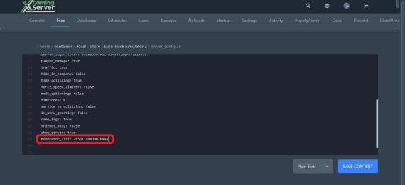 How to Add a Moderator to your Euro Truck Simulator 2 Server ...