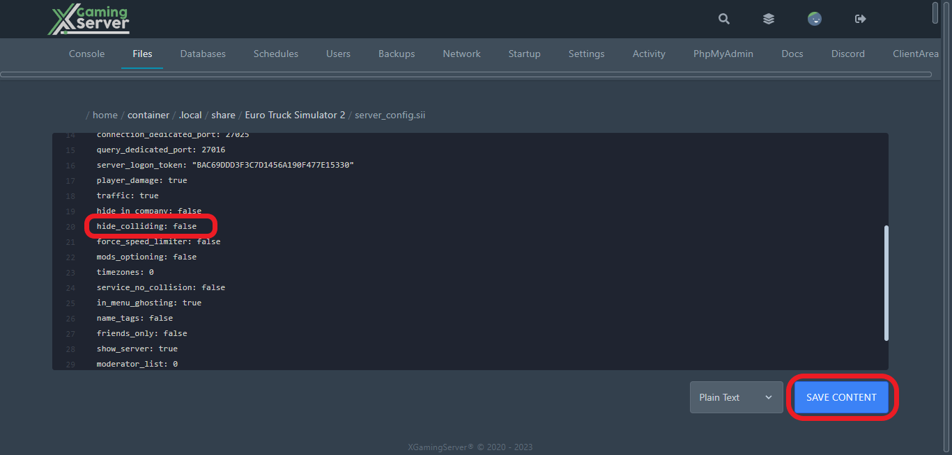 How to use Collision Hiding on your Euro Truck Simulator 2 server ...