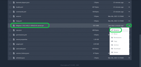 Installing Magma on Your Minecraft Server - Xgamingserver