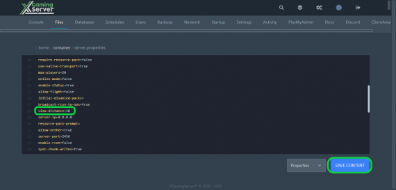 Modifying the Render Distance and Simulation Distance Settings on Your ...