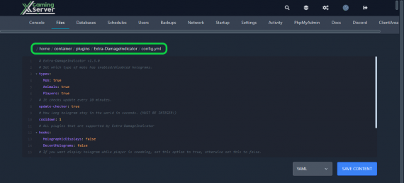 How to add Damage Indicator to your Minecraft server - Xgamingserver