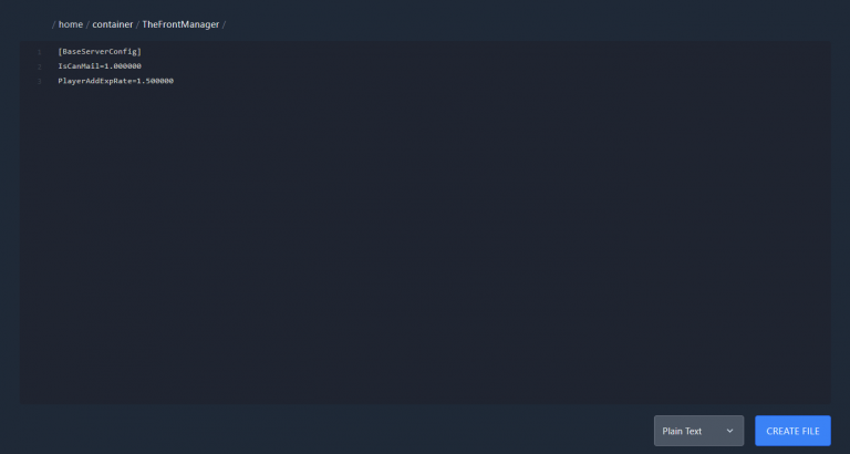 The Front Server Configuration Settings Guide - Xgamingserver