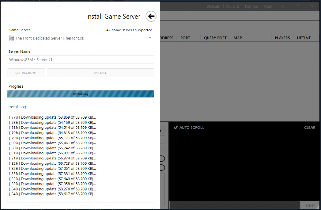 How to Create the Front Dedicated Server - Xgamingserver