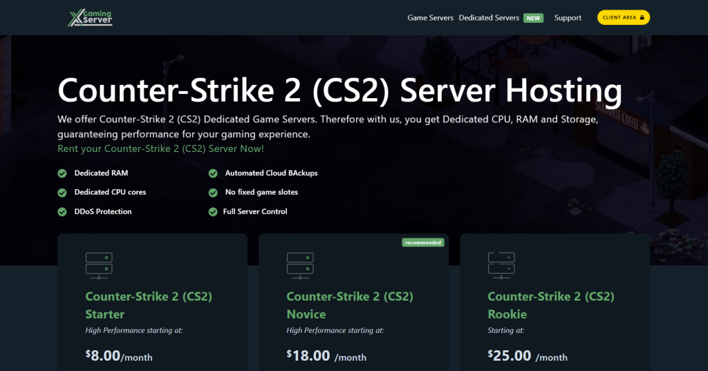 Top Best Counter-Strike 2 Server Hosting Providers - Xgamingserver