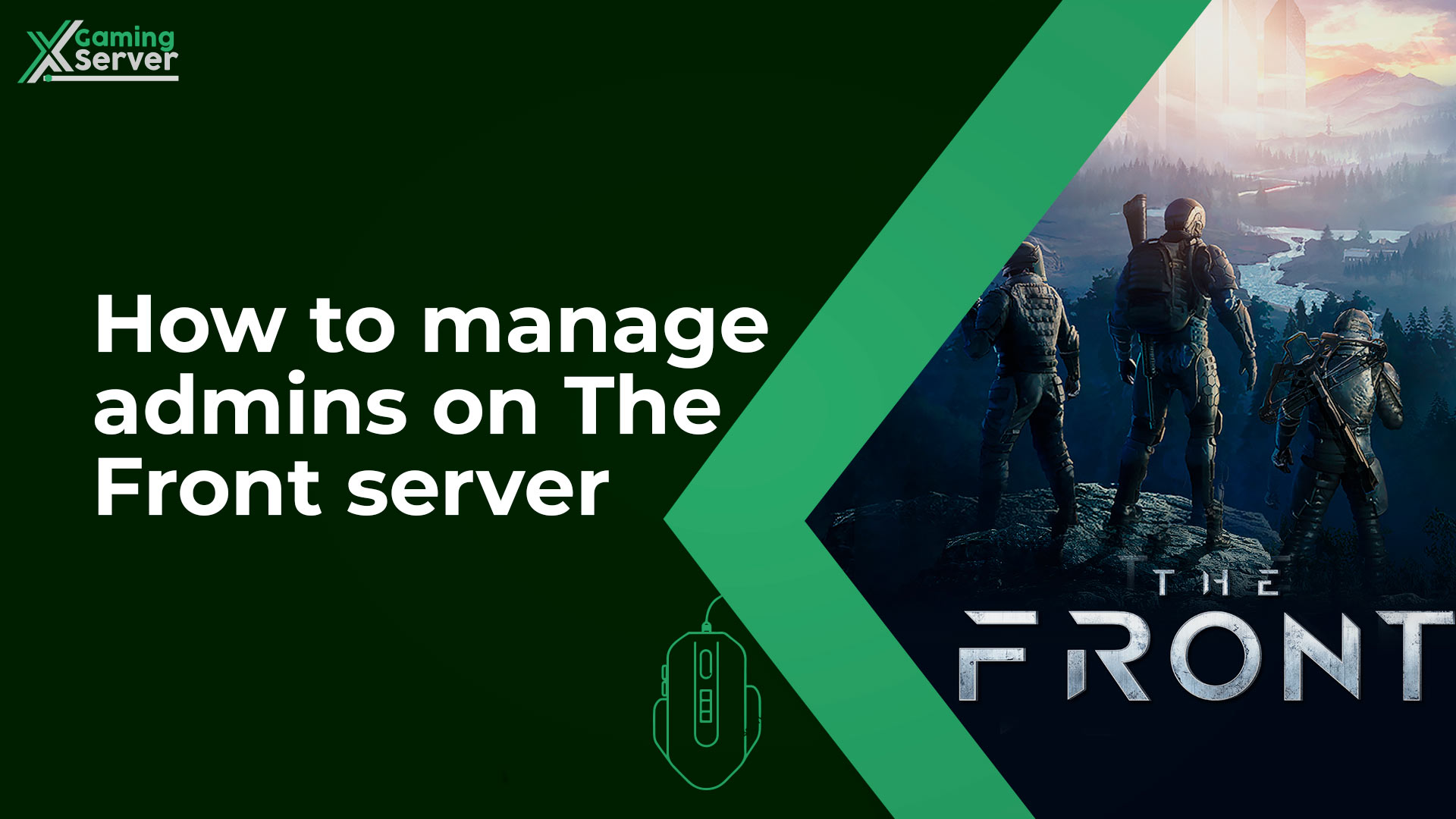 How to manage admins on The Front server - Xgamingserver