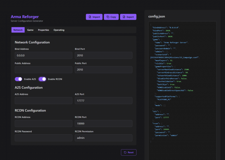 Introducing the Arma Reforger Server Configuration Tool - Xgamingserver