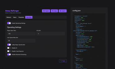 Introducing the Arma Reforger Server Configuration Tool - Xgamingserver